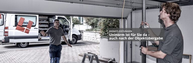 Garagentor Service günstig und zuverlässig von Uninorm