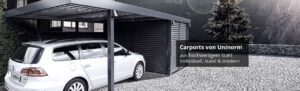 Carports, Fertiggaragen und Garagentore | Uninorm Technic AG